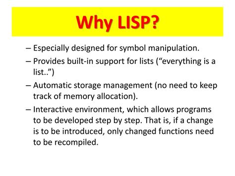 ppt an introduction to lisp powerpoint presentation free download id 703234
