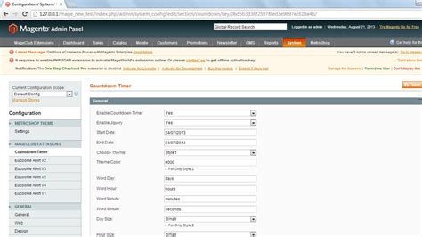 Countdown Timer Magento Extension YouTube
