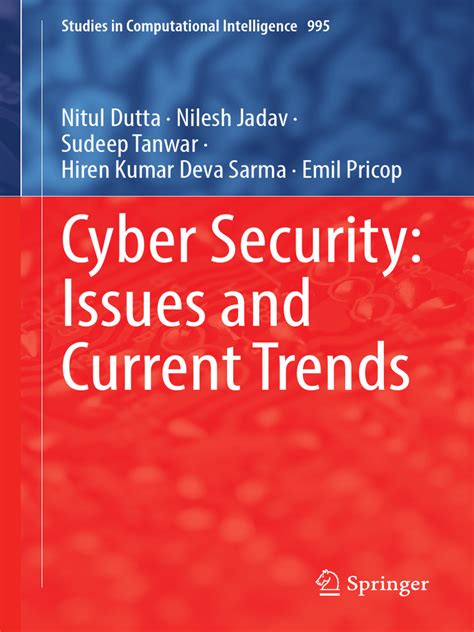 cyber security issues and current t pdf security computer security