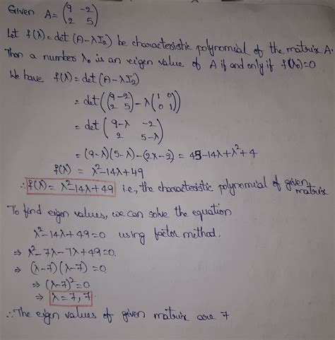 [solved] 1 5 points compute the characteristic polynomial and eigenvalues course hero
