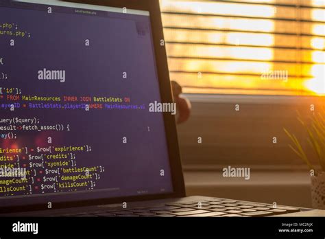php back end code hdr shot computer programming source code abstract screen of web developer