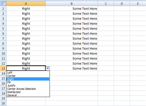 excel vba set horizontal alignment sample code vba and vb tutorials education and