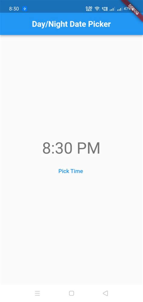 How To Implement Day Night Time Picker In Flutter Do Somthings