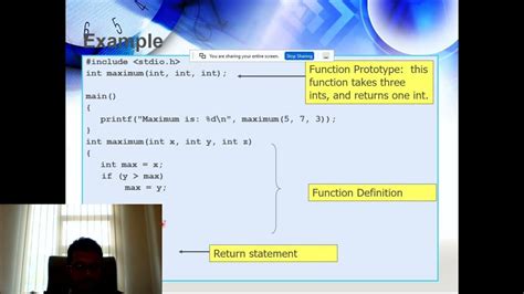 chapter 4 function youtube