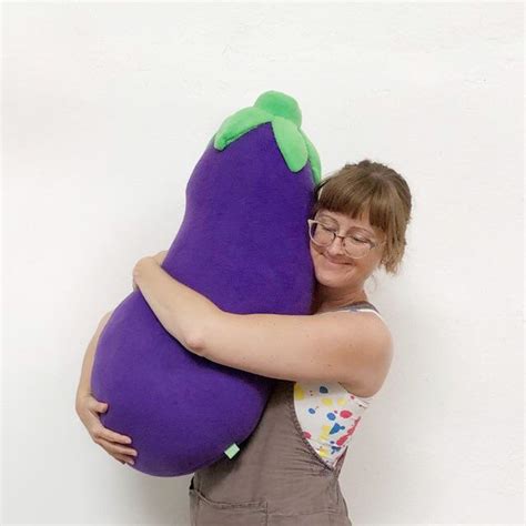 Eggplant Body Pillow Giant Vegetable Plush Etsy Body Pillow Recycle Plastic Bottles Pillows