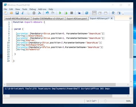 Powershell Function Syntax Parameters Examples