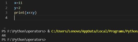 Python Bitwise Operators InstanceOfJava