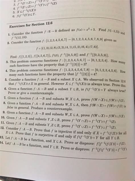 solved consider the function f r rightarrow r defined as