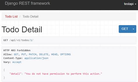 django rest framework permissions