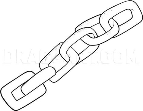 How To Draw A Chain Step By Step Drawing Guide By Dawn Dragoart