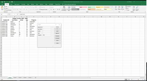 excel data entry form tutorial