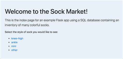 Flask Read From A Database Python Beginners Documentation