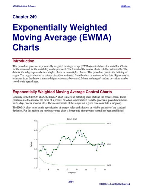 ewma charts pdf standard deviation normal distribution