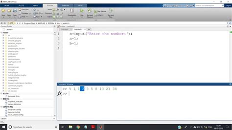 using matlab 7 a fibonacci sequence is composed of el