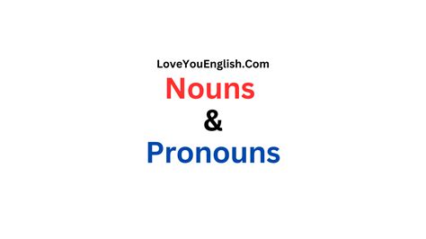Understanding The Difference Between Nouns Pronouns