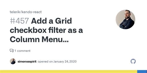 Add A Grid Checkbox Filter As A Column Menu Component Issue 457
