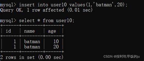 mysql数据库 约束类型 constraint primary key csdn博客