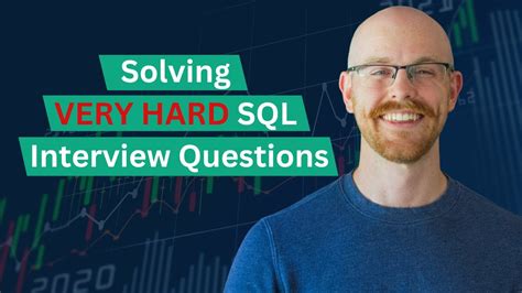 solving very hard sql interview questions on analyst builder youtube