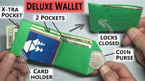 Make Your Own Paper Wallet With Just One Sheet Of Printer Paper In