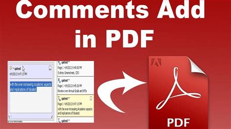 pdf tutorial how to add comments in pdf document by using adobe acrobat pdf tutorials pdf