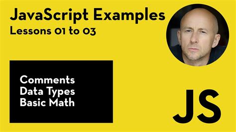 JavaScript Examples Beginner Tutorial The Very Basics Lessons 01