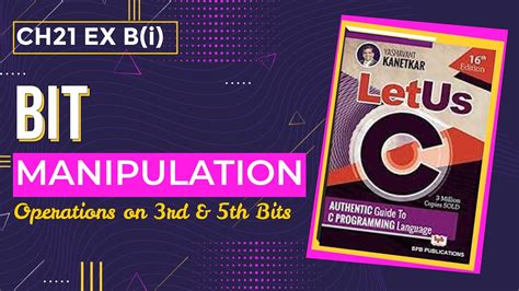 Let Us C Solutions C Programming How To Set Bit On Or Off In C Language Bitwise Operator In