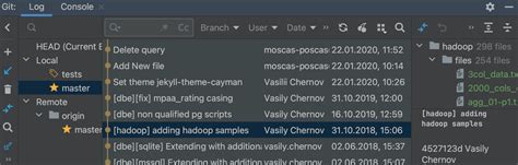 Manage Git Branches DataGrip Documentation