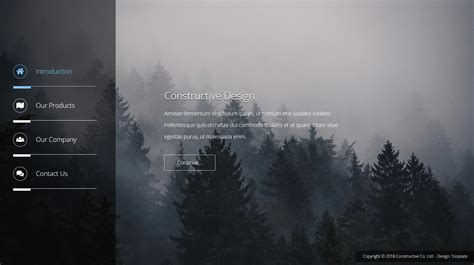 Скачать бесплатно готовый HTML шаблон сайта компании Constructive