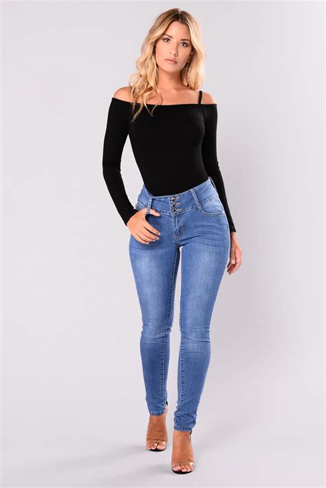 Keeping Secrets Booty Lifting Jeans Medium Blue Wash Jeans Fashion Nova