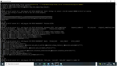 mysql binlog how does binary log command work in mysql