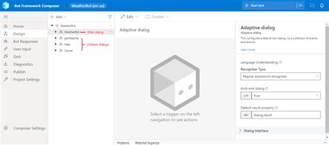 create conversations with dialogs and bot framework composer microsoft learn