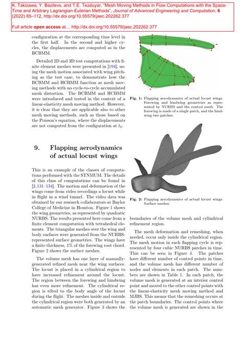 pdf mesh moving methods in flow computations with the space time and arbitrary lagrangian