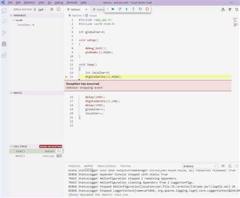 how to debug an avr arduino project with gdb stub