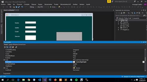 crud basico con entity framework y c windows forms youtube