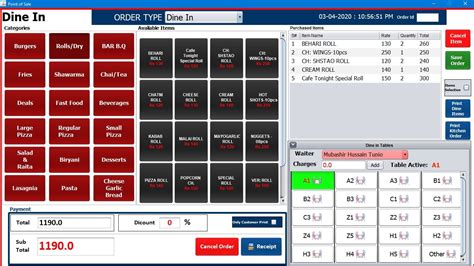 Pos System Html Template