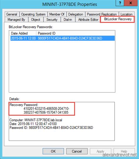 How To Find Bitlocker Identifier Uaemzaer