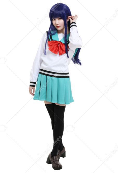 Anime The Disastrous Life Of Saiki K Cos Terubashi Kokomi Cosplay College Uniform Costume Skirt