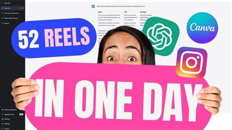 Bulk Create 52 Reels With Canva Pro ChatGPT NO Excel YouTube