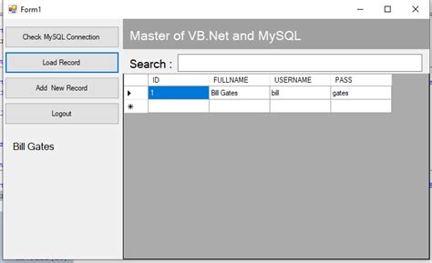 learn how to master vb with mysql database tutorial in 30 minutes