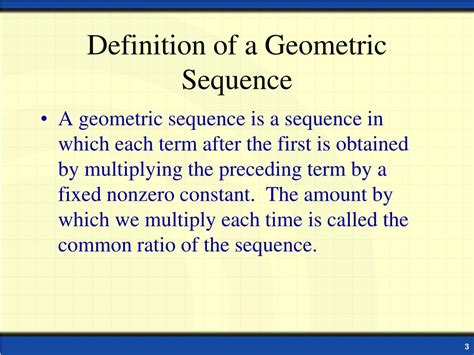 ppt geometric sequences and series powerpoint presentation free download id 6388288
