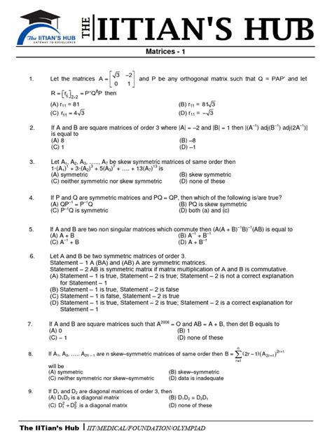 matrices 1 pdf matrix mathematics functions and mappings