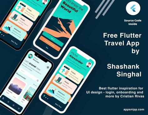 free flutter app samples with source code app snipp