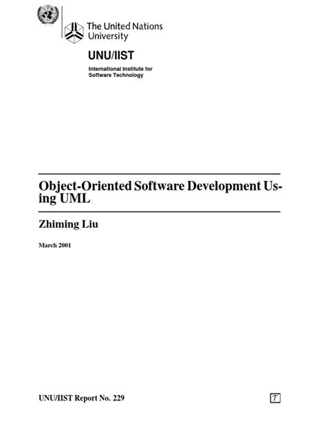 object oriented software development using uml read by liu pdf pdf software development
