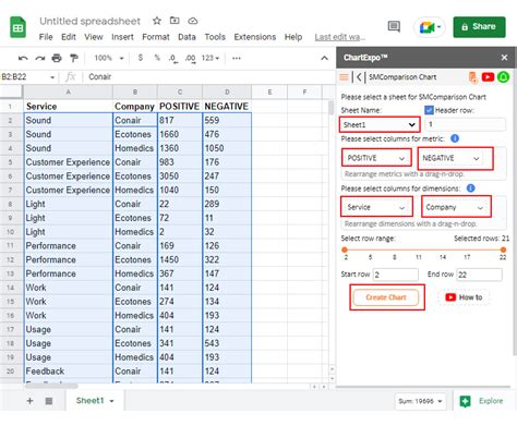 Google Sheets Comparison Template