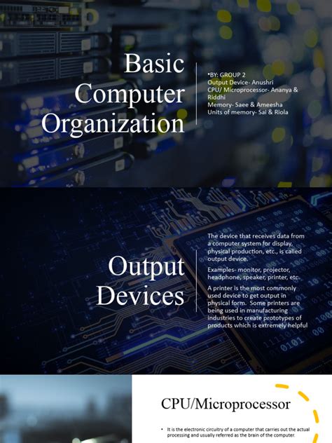 basic computer organization pdf computer data storage central processing unit