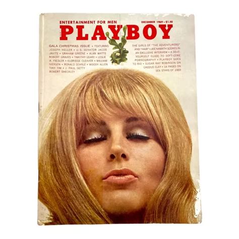 VTG PLAYBOY MAGAZINE December 1969 Playmate Gloria Root W Centerfold No