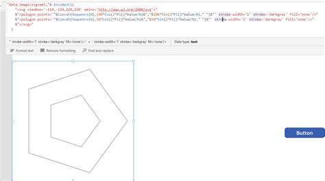 javascript how to draw svg polygon on the points of m