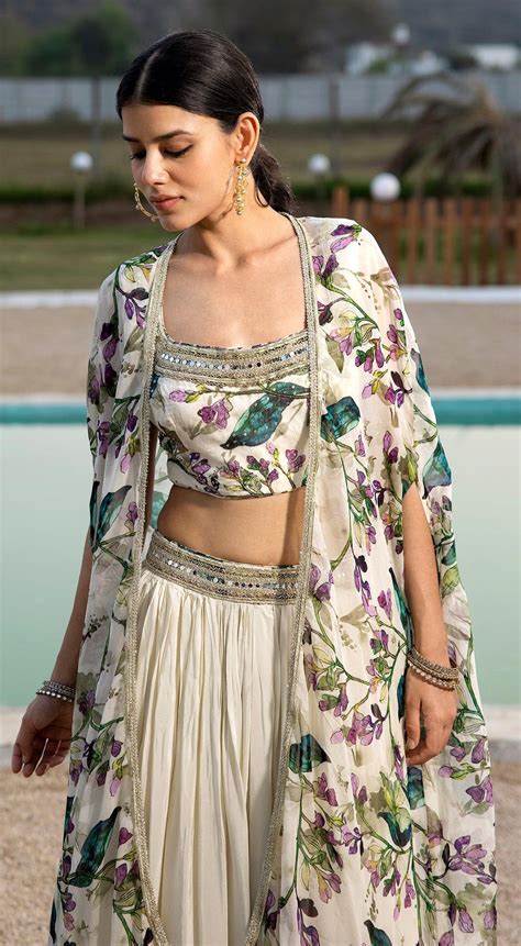 Shop Noor 23 Collection Of Ivory And Black Indian Dresses For Destination Weddings Basanti