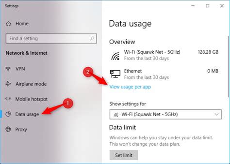 How To Reset Or Clear Data Usage In Windows 10