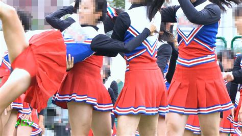 Pcolle 祭りだチア Vol56 【4k】 若さ全開！ラインダンス 赤アンのkチアリーディング
